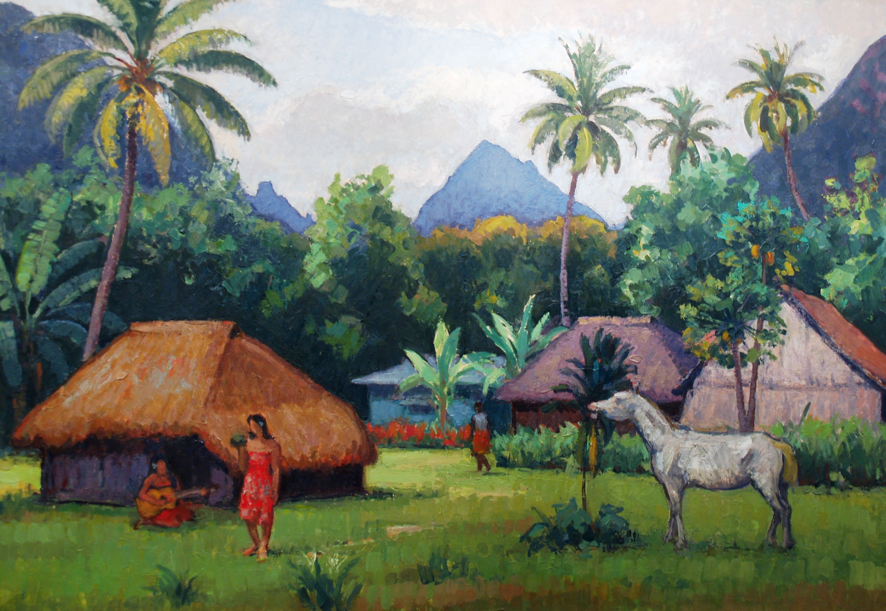 Paysage de Hamuta le cheval jaune - Association Robert Fernier